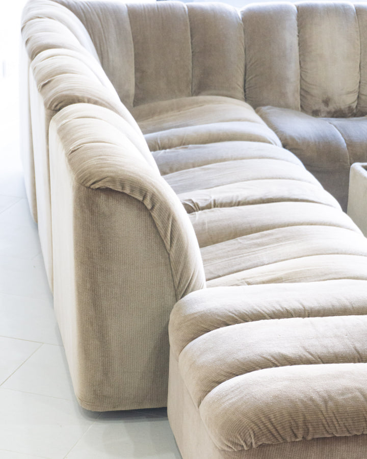 Pre-owned & Refurbished FLER FURNITURE - Velvet Modular Sofa and Coffee ...