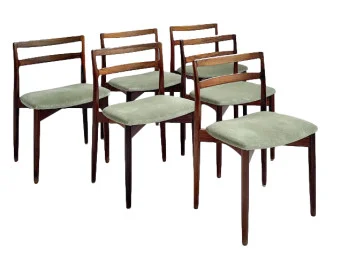 Pre-owned & Refurbished RANDERS MOBELFABRIK - Set of Six Harry ...
