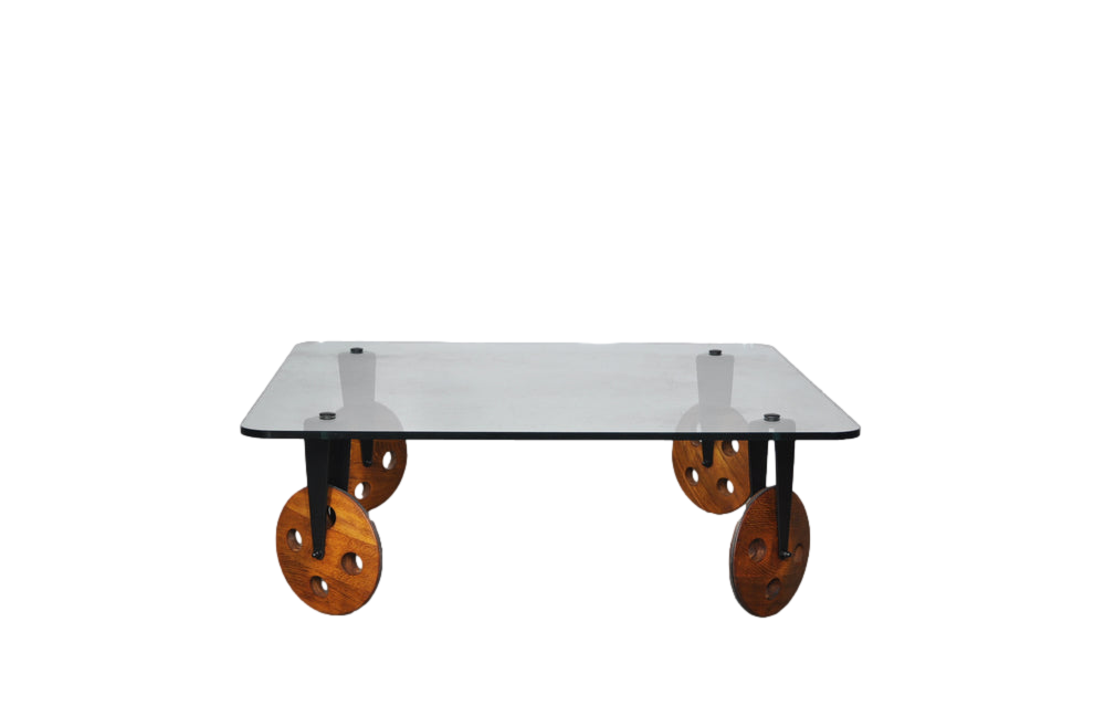 Pre-owned & Refurbished MID CENTURY - Tavolo con Ruote Coffee Table ...