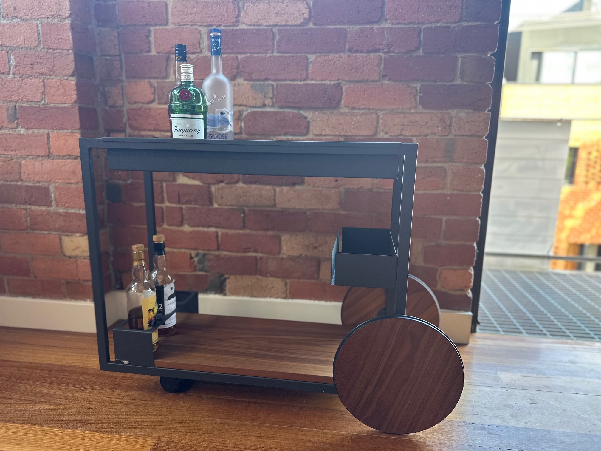 Pre-owned & Refurbished CATTELAN ITALIA - Mojito Wood Bar Cart | Collecte