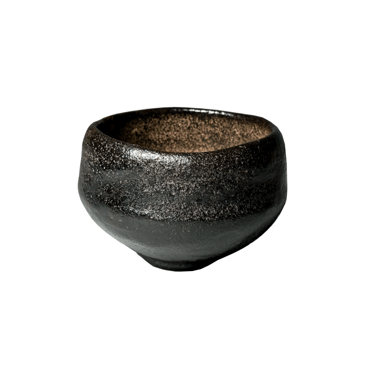 Pre-owned & Refurbished RAKU KICHIZAEMON V - Kuro Raku tea bowl | Collecte