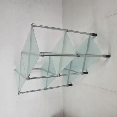 Pre-owned & Refurbished VINTAGE - Glass Shelving Unit | Collecte