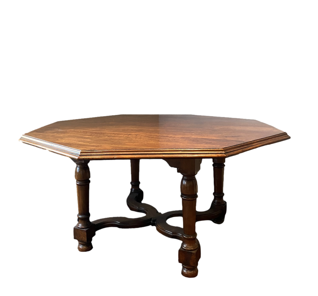Pre-owned & Refurbished VINTAGE - Octagonal Dining Table | Collecte